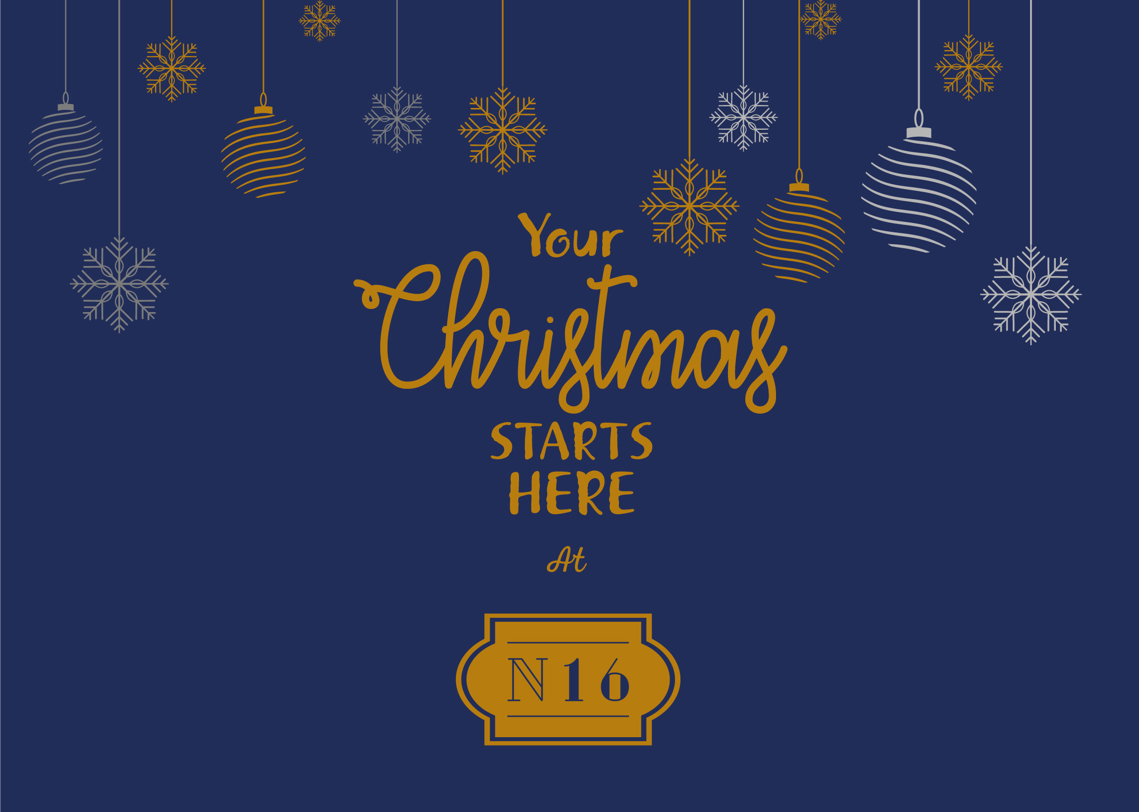 Christmas 2025 - Number Sixteen - Bingham - Nottingham - Private Hire